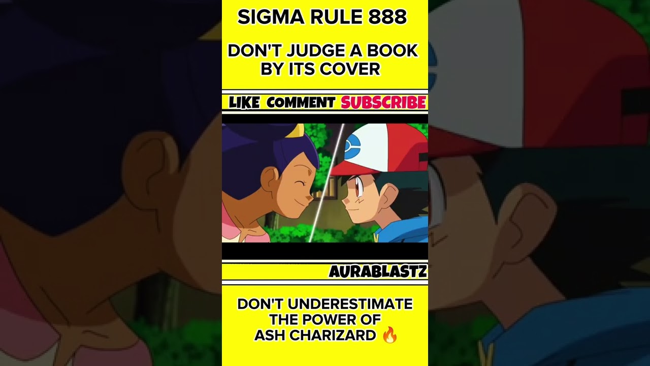 pokemon ash Charizard ~ Sigma rule 888 ~ #ytshort #pokémon # ...