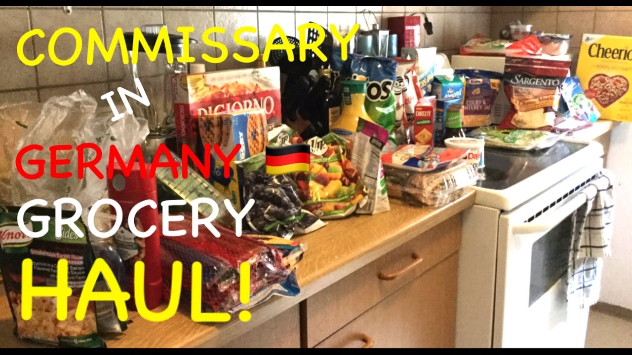 MILITARY COMMISSARY IN GERMANY | GROCERY HAUL AND PRICING! - YouTube