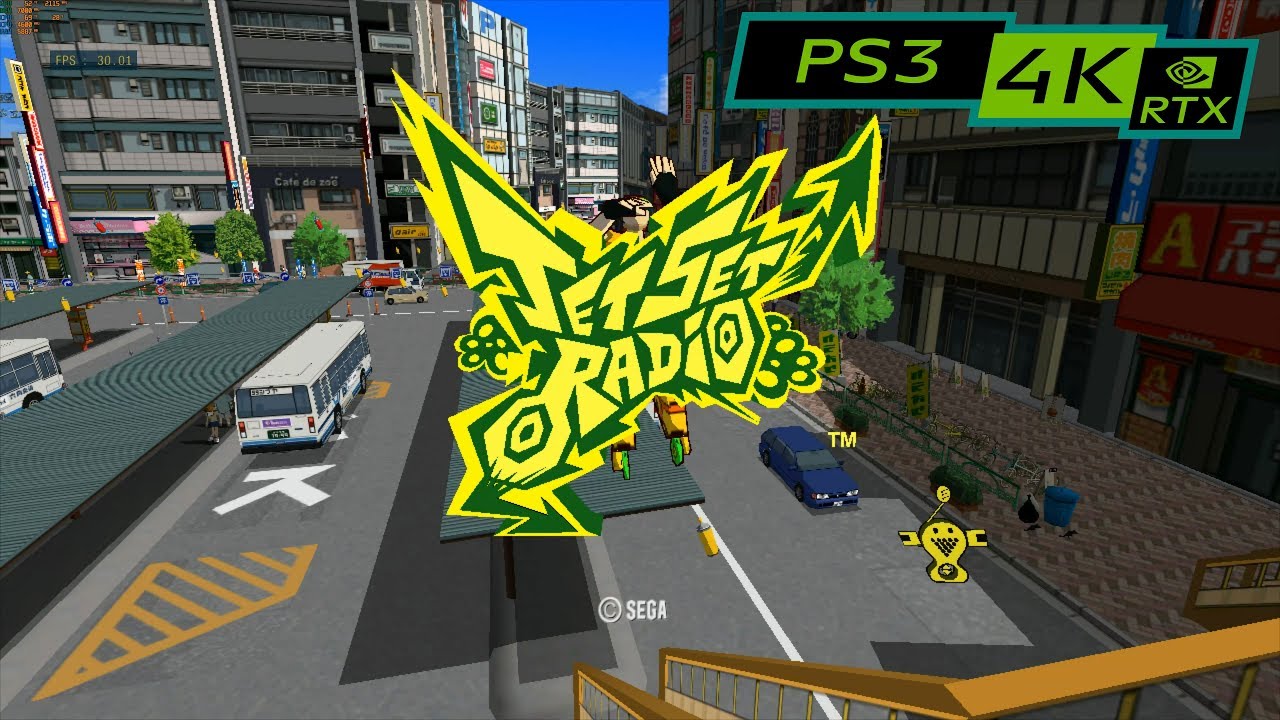 Jet Set Radio / 4K PS3 emulator RPCS3 / RTX 2080ti - YouTube
