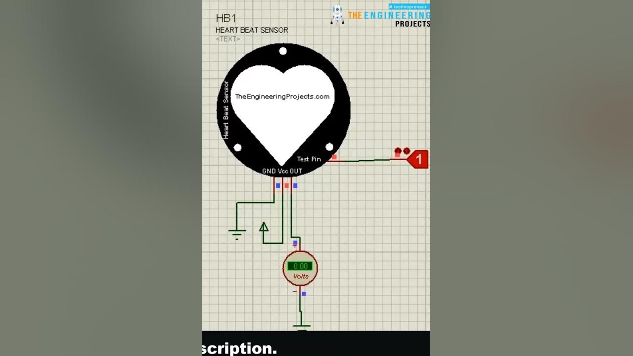 Heart Beat Sensor Library for Proteus - YouTube