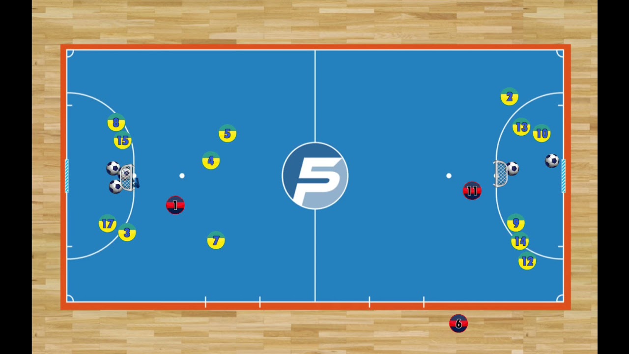 2v1 transitions exercise for futsal counter attack - YouTube