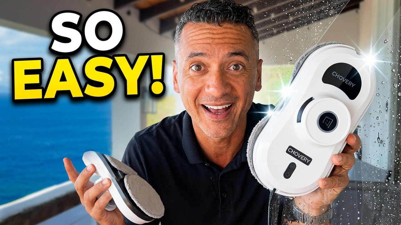 Clean Windows with Ease: CHOVERY Robotic Window Cleaner - YouTube