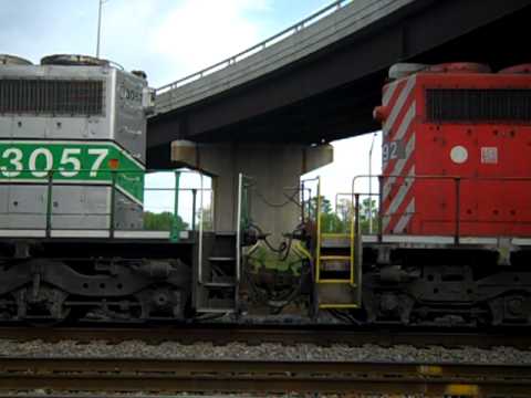 "National Train Day 2012" CITX #3057 & DME #6092 (SD40-2's) Off Line In Carteret - YouTube