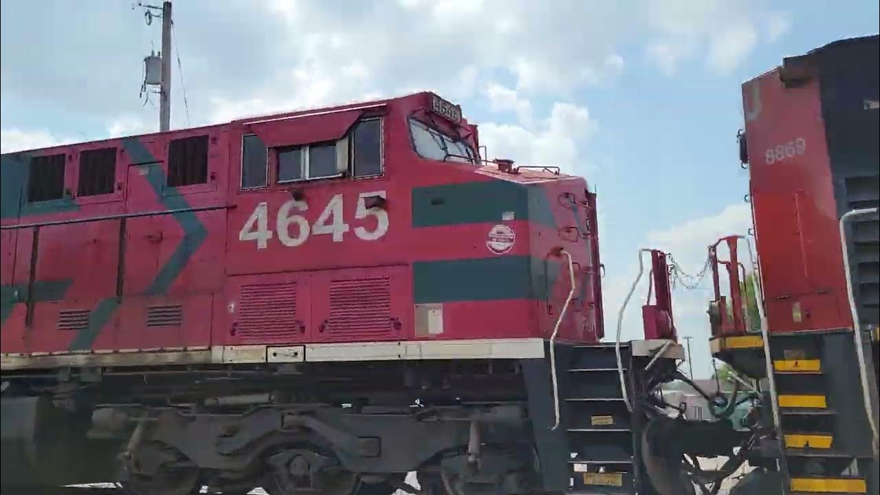 CN 8869 S773 at Ladysmith on 8-27-23 featuring FXE 4645 - YouTube