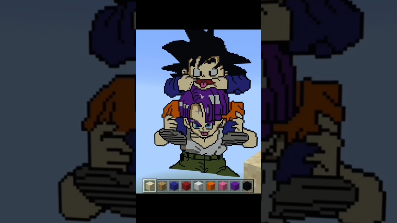 Minecraft: speed build pixel arts #shorts - YouTube