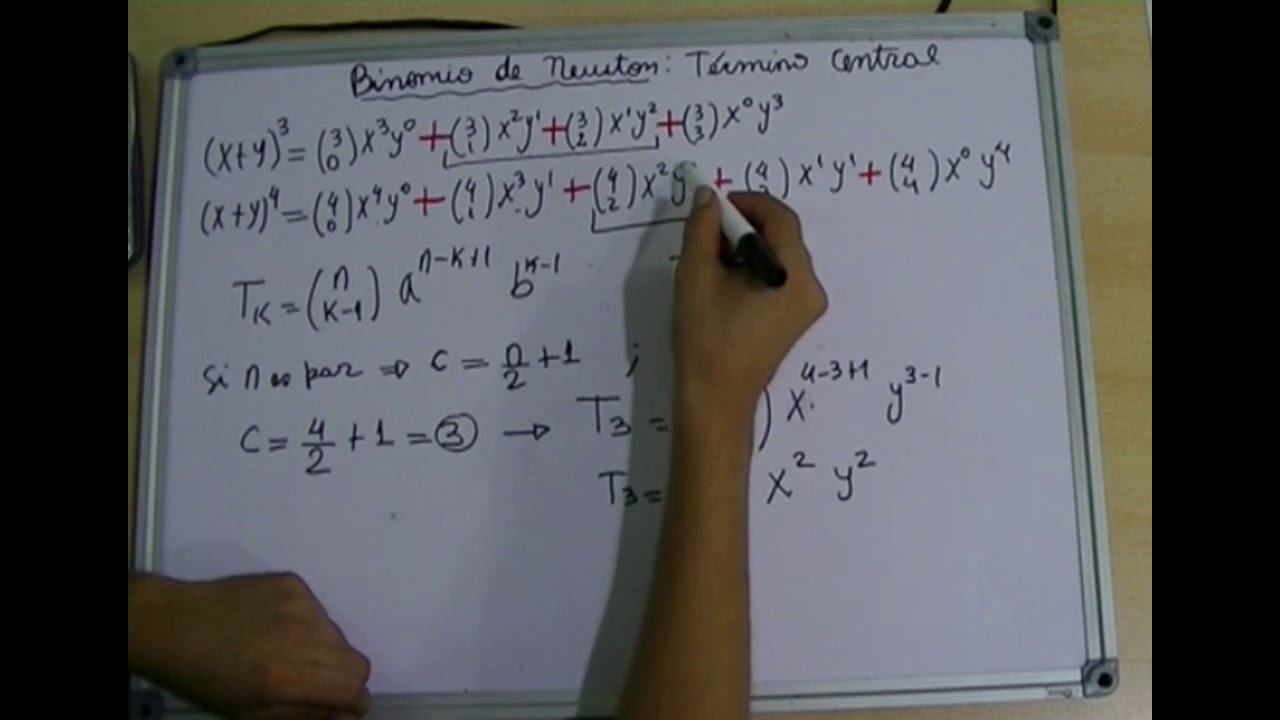 Fórmula del término central - YouTube