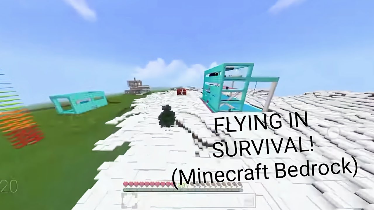 How To Fly In Minecraft SURVIVAL - YouTube