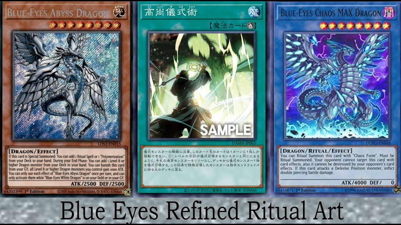 Blue Eyes Refined Ritual Art - YouTube