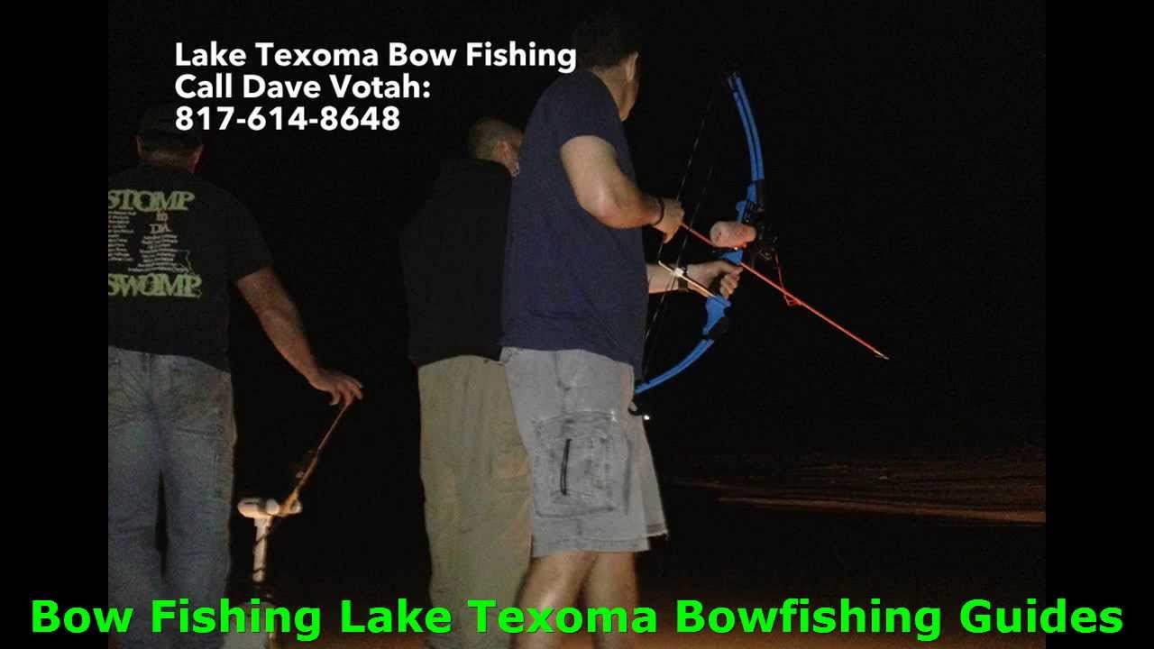 Bow Fishing Bowfishing Texas Bow Fishing Texoma Lake - YouTube