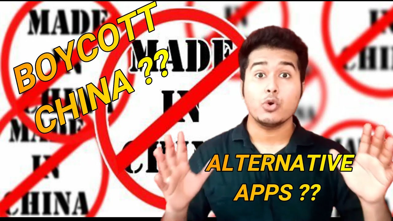 BOYCOTT CHINA !!! Alternatives Of Chinese Apps?? - YouTube