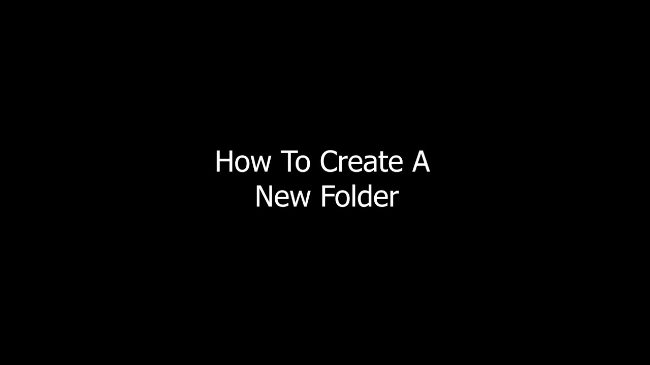 How To Create A NEW FOLDER On Windows 10 11 HowToDoWhat YouTube How To Create A NEW FOLDER On Windows 10 11 HowToDoWhat YouTube