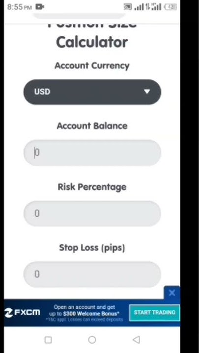 how to calculate forex position size in one minute. - YouTube