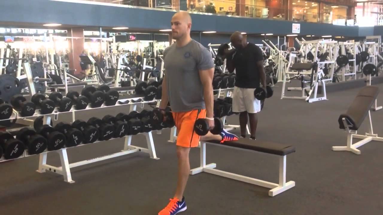 Split Squat, Rear Foot Elevated - YouTube