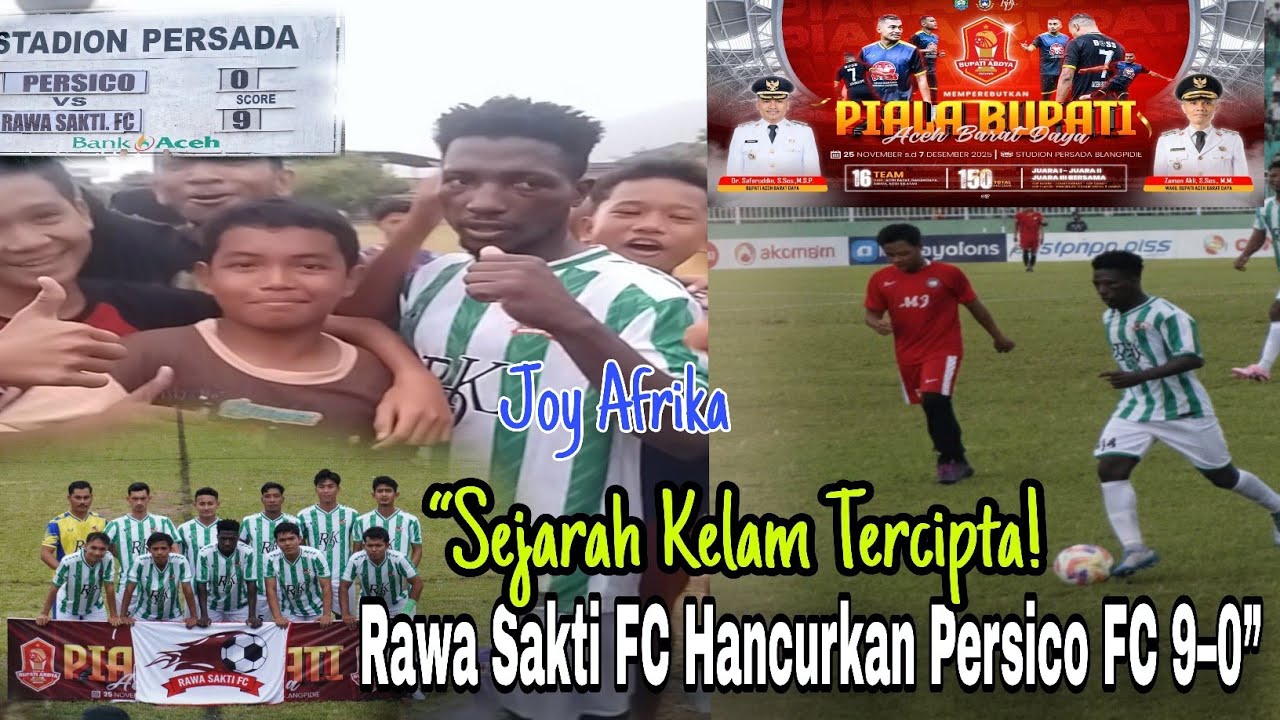 “Sejarah Kelam Tercipta! Rawa Sakti FC Hancurkan Tim Persico FC 9–0 ...
