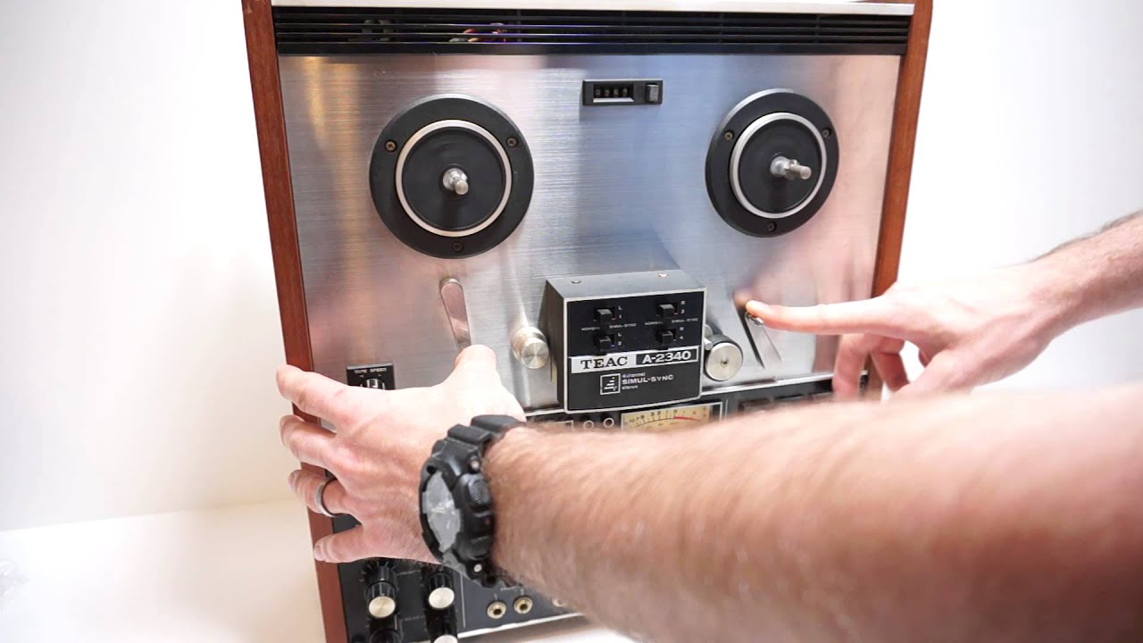Teac A-2340 4 Channel Simul-Sync Stereo Tape Deck Demo - YouTube