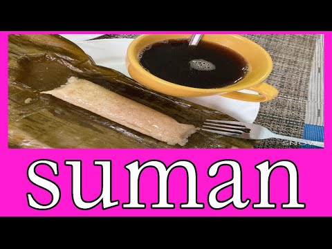 how to cook “Suman” sa dahon ng saging.. Filipino Food/suman #ibos ...