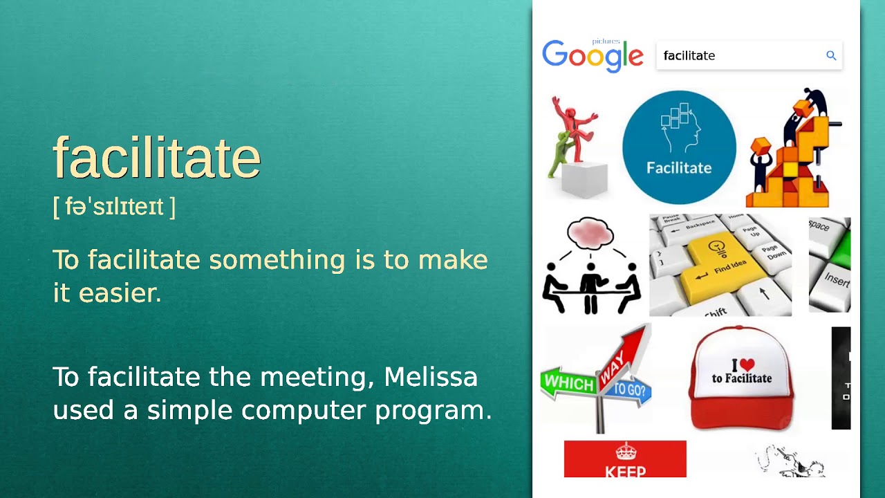 Facilitate : C1 level english vocabulary lesson, www.LipLix.com - YouTube