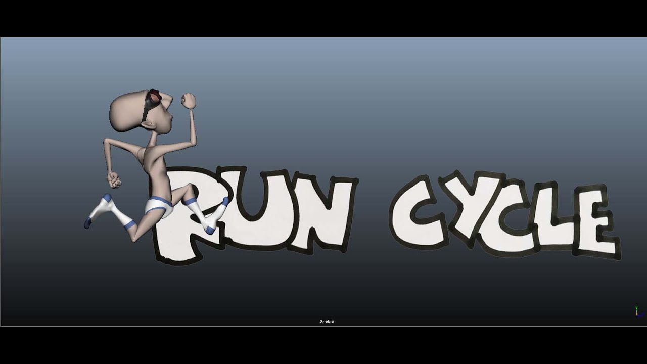 how to do RUN CYCLE in maya by TECMK - YouTube