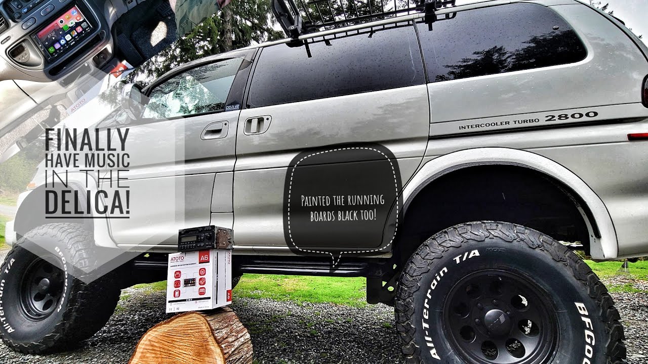 Lifted Mitsubishi Delica L400 (New Touchscreen Double Din Install ...