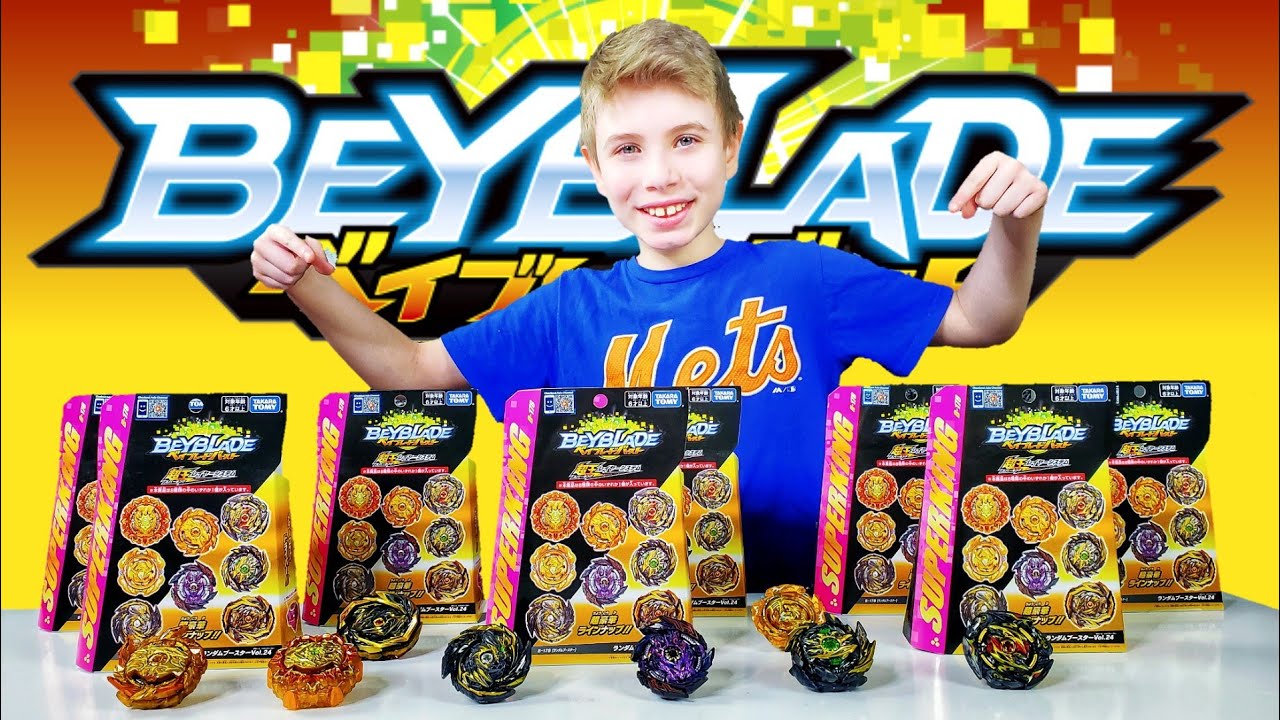BEYBLADE BURST Random Booster Vol. 24 Unboxing with New Metal Drivers ...