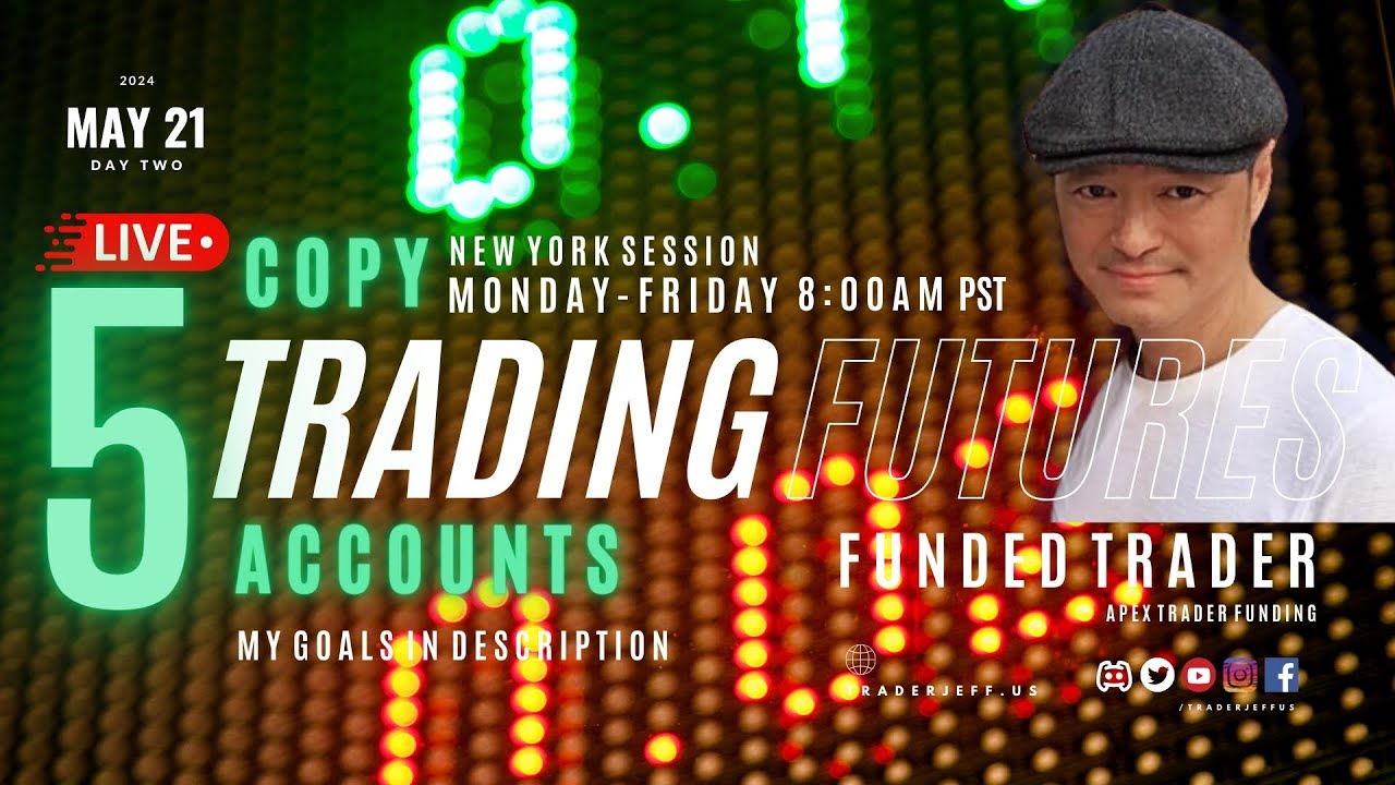 LIVE DAY TRADING NASDAQ FUTURES - 5 Account Copy Trading: $600 Daily ...