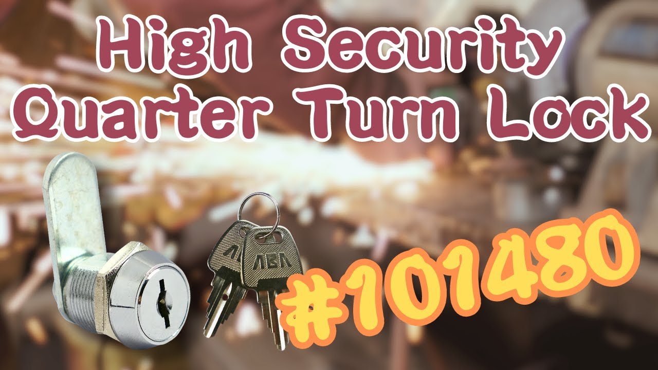 High Security Quarter Turn Lock #101480 | ABA Locks - compact | high ...