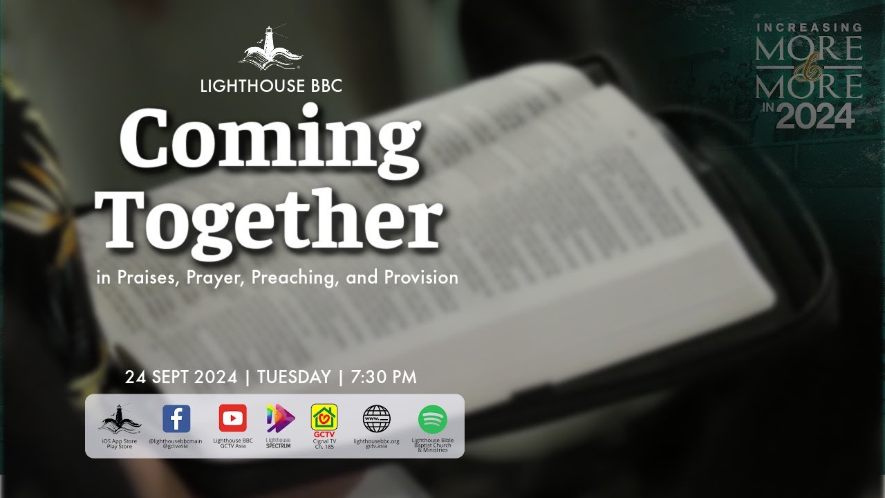 GRACE PLUS TRUTH EQUALS CHRIST'S GLORY | Tuesday Coming Together | 24 ...