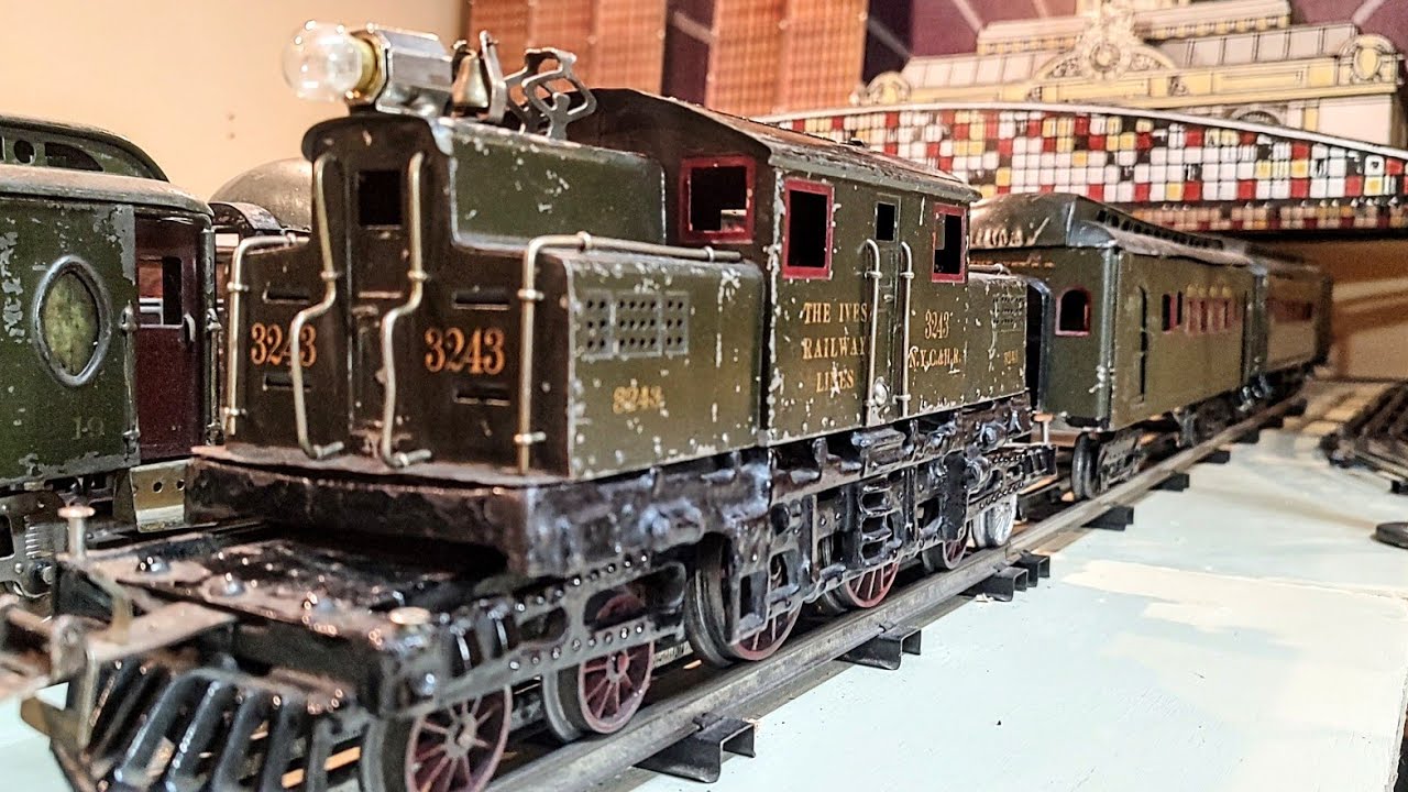 Ives Electric Passenger Toy Train #3243 Standard Gauge 1921 @vintage ...