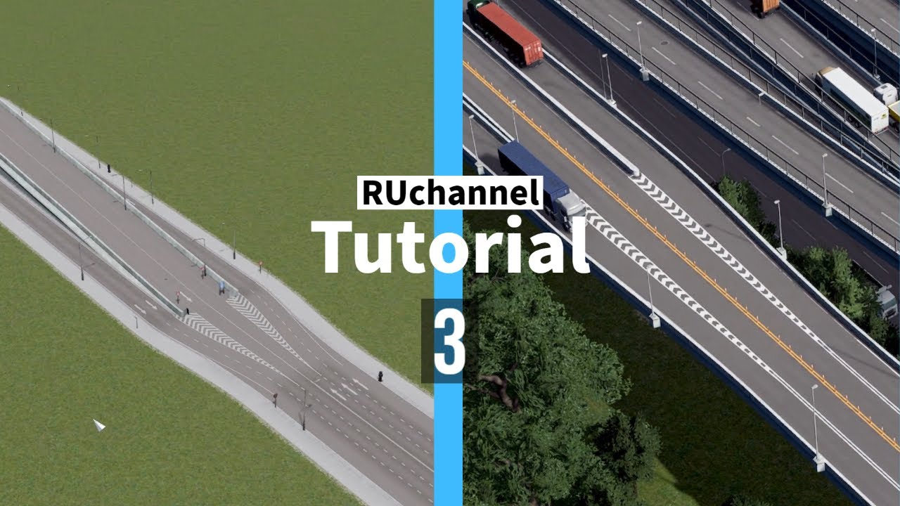Cities Skylines : How to create a smooth road (Episode 3) - YouTube
