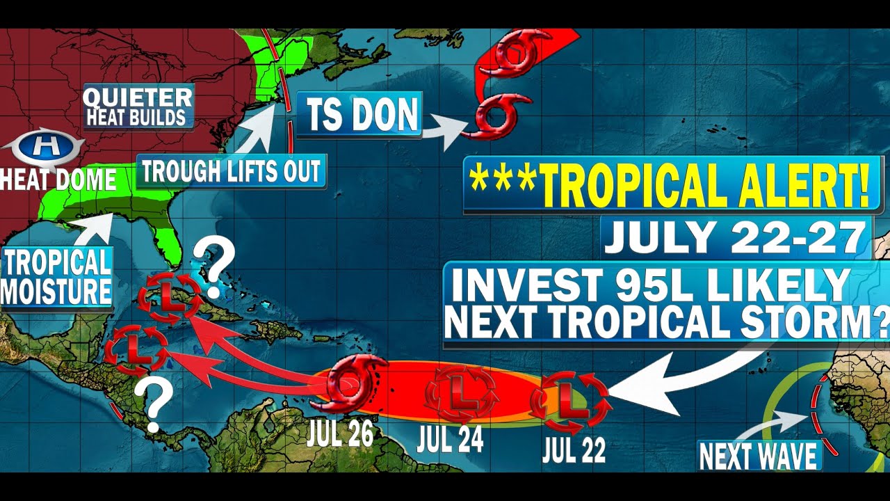 Invest 95L Next Tropical Storm? Another Cape Verde Wave Jul 25? TS ...