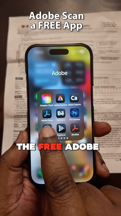 Effortless Tax Prep: Convert that Paper into PDFs with Adobe Scan! - YouTube