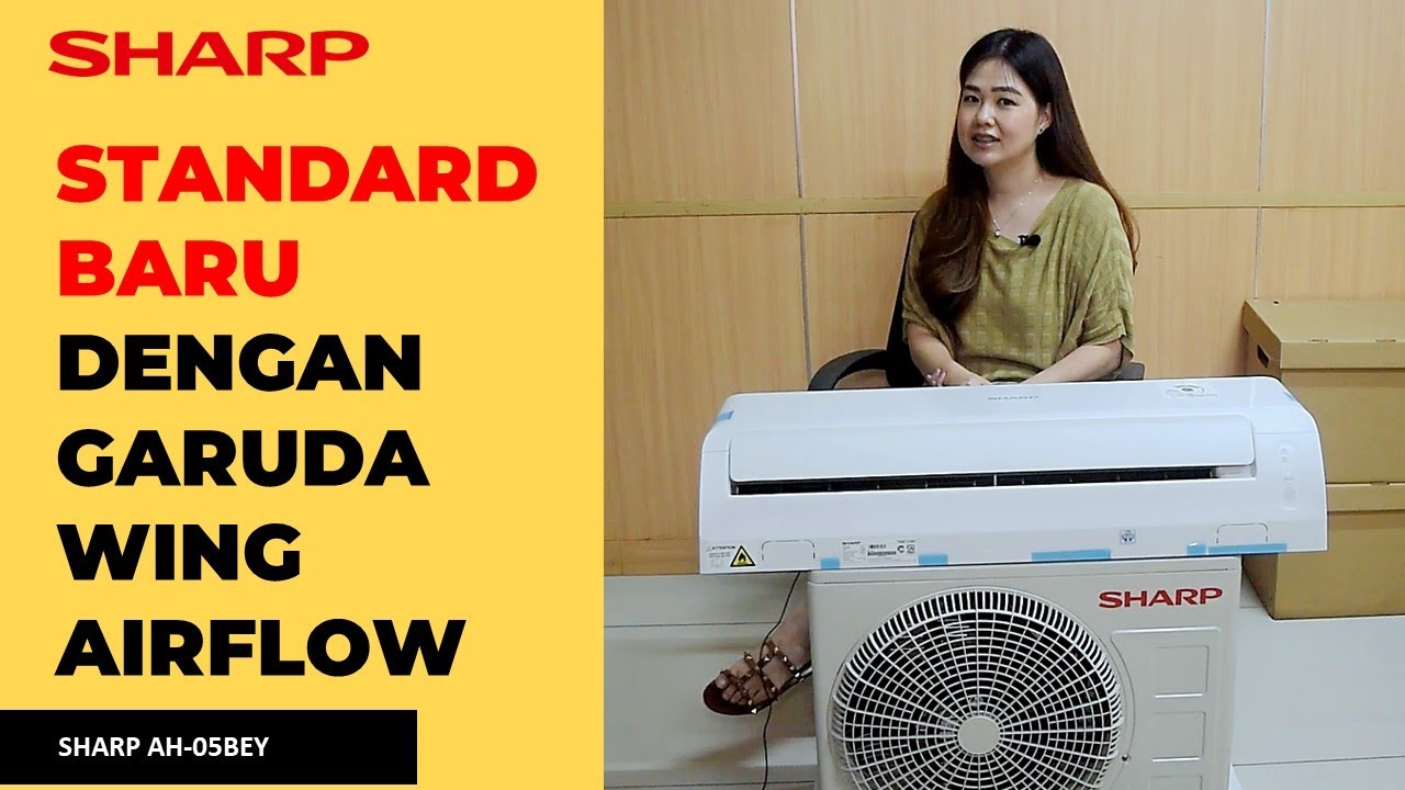 UNBOXING DAN REVIEW AC SHARP AH-A5BEY AC SPLIT 1/2 PK STANDARD - CICI ...