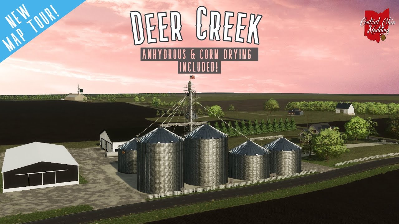 NEW MAP TOUR Deer Creek | Farming Simulator 22 - YouTube