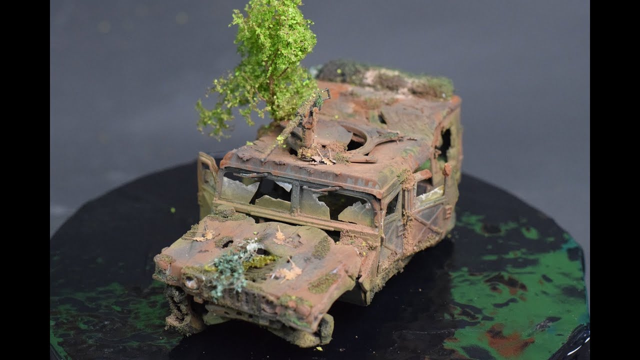 M998 Hummer rust Car wreck 1080 p HD - YouTube