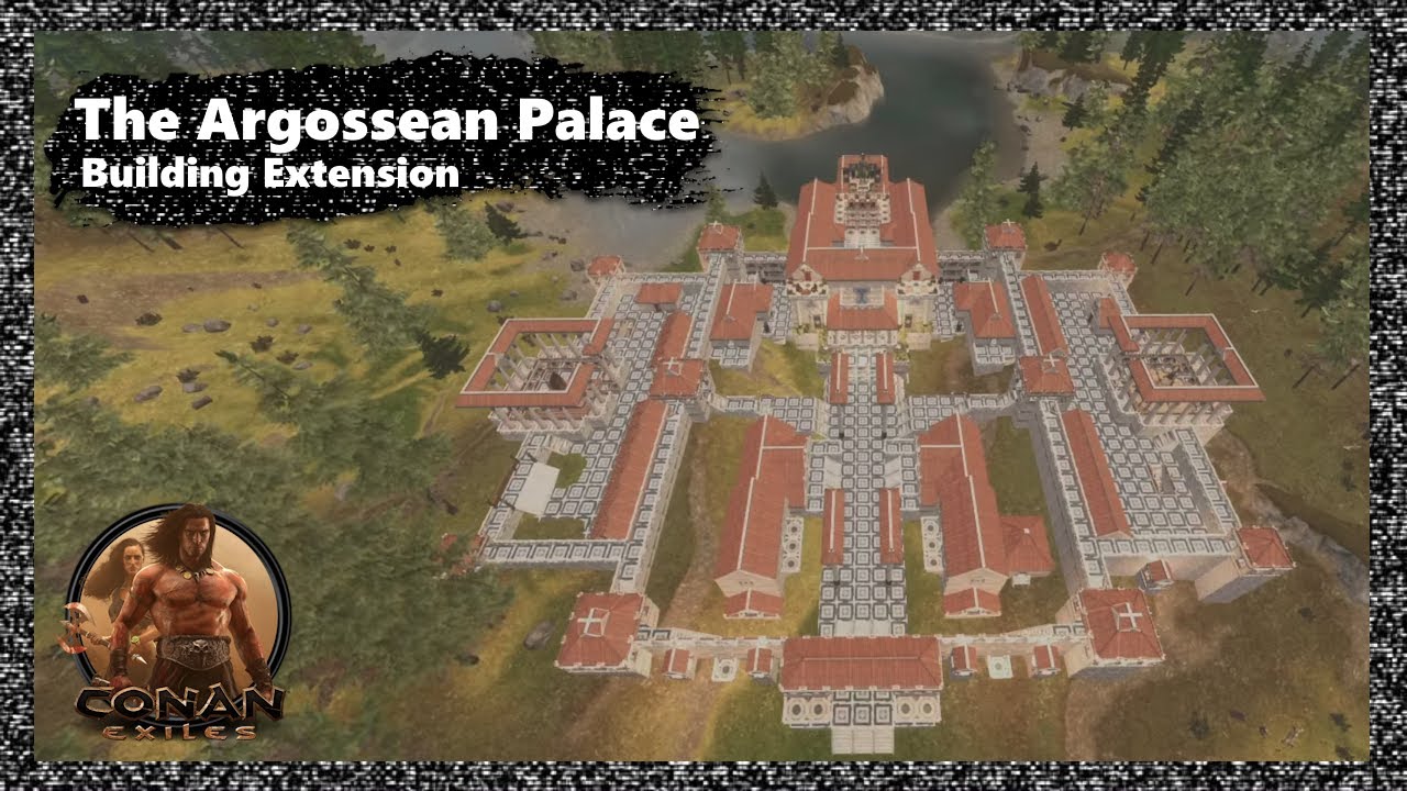 The BEST Agrossean Palace: The Extension - Conan Exiles Buildings - YouTube