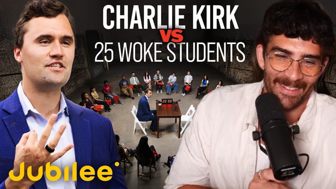 Charlie Kirk DEBATES Liberal College Students | Hasanabi Reacts to ...