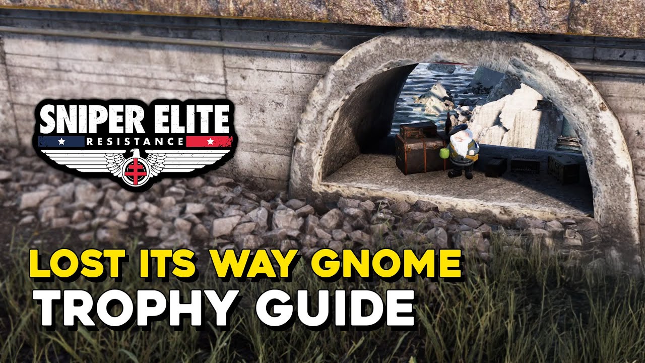 Sniper Elite Resistance Lost Its Way Gnome Trophy Guide - YouTube