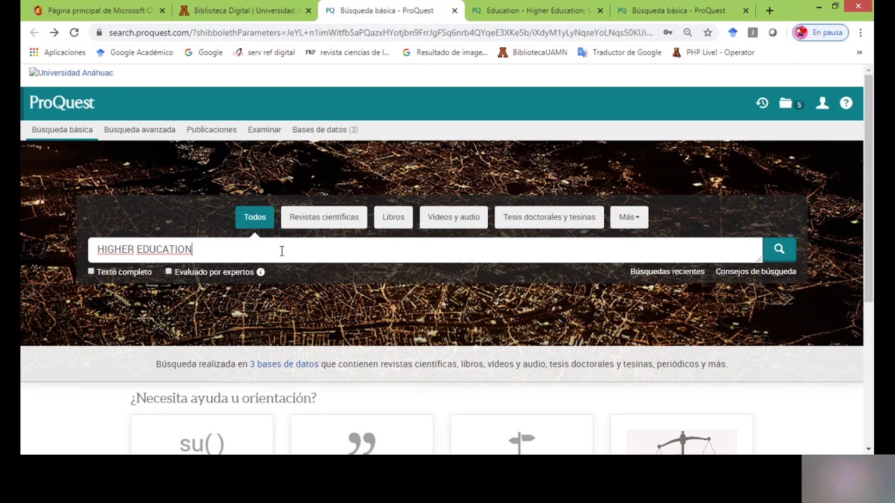 Tutorial ProQuest - YouTube