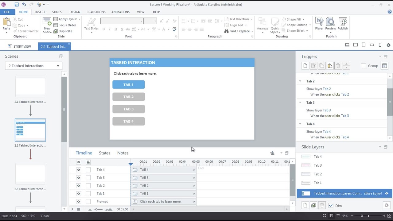 Control Tab Order in Articulate Storyline - YouTube