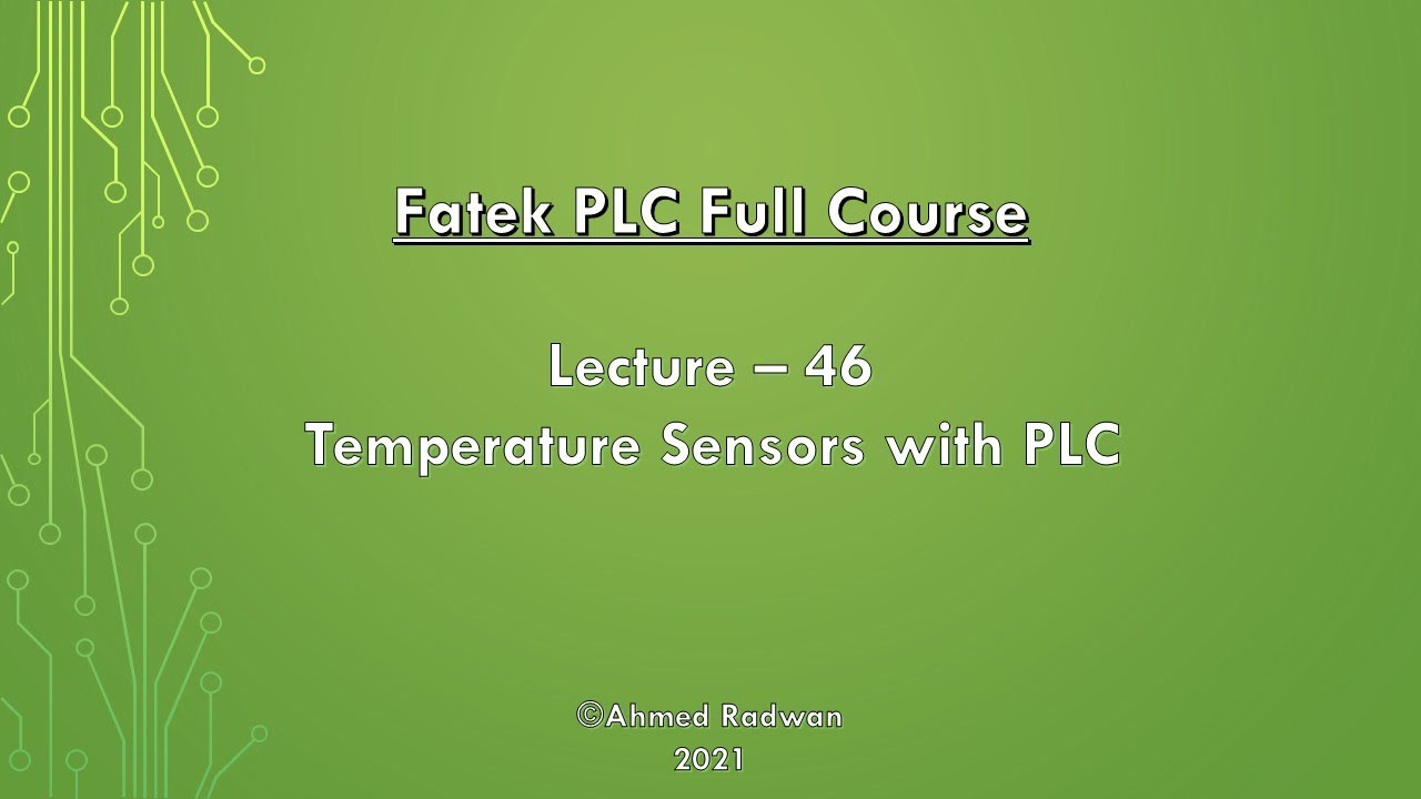 Fatek PLC Course 46 Temperature Sensors with PLC - YouTube