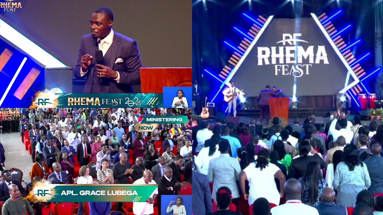 EPIC WELCOME: Apostle Grace Lubega’s Grand Entrance at RHEMA FEAST 2024 - YouTube
