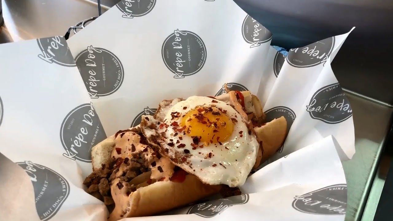 Turlock's Krepe Dog food truck loads on the toppings - YouTube