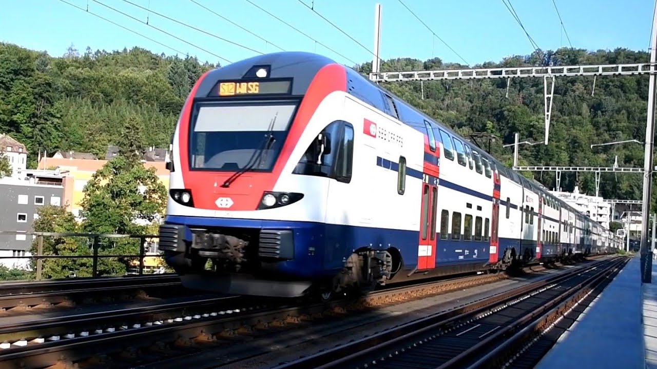 SBB S-Bahn Zürich Re 450 DpZ, RABe 514, RABe 511 & Re 420 Lion HVZ ...