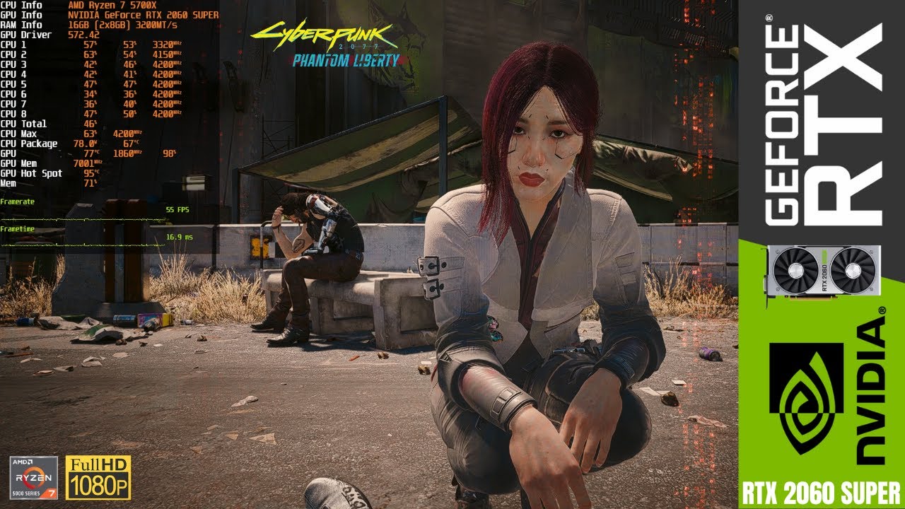 Cyberpunk 2077, Preset Máx, DLSS Qualidade, Transformer Model | RTX ...
