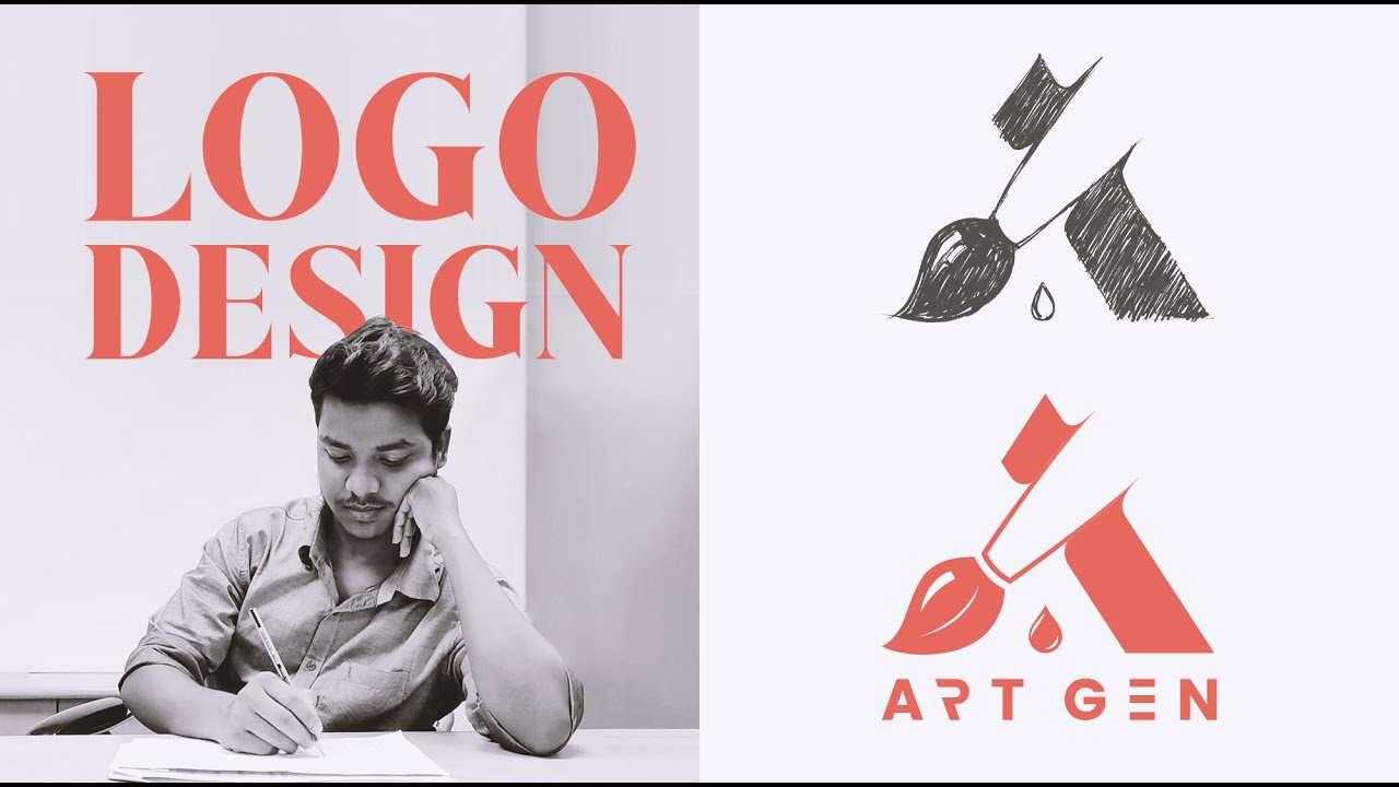 Logo Design Process || HM Khalid - YouTube