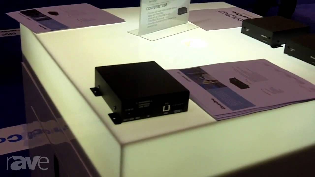 InfoComm 2013: ClearOne Adds New Converge USB Bridge Module - YouTube