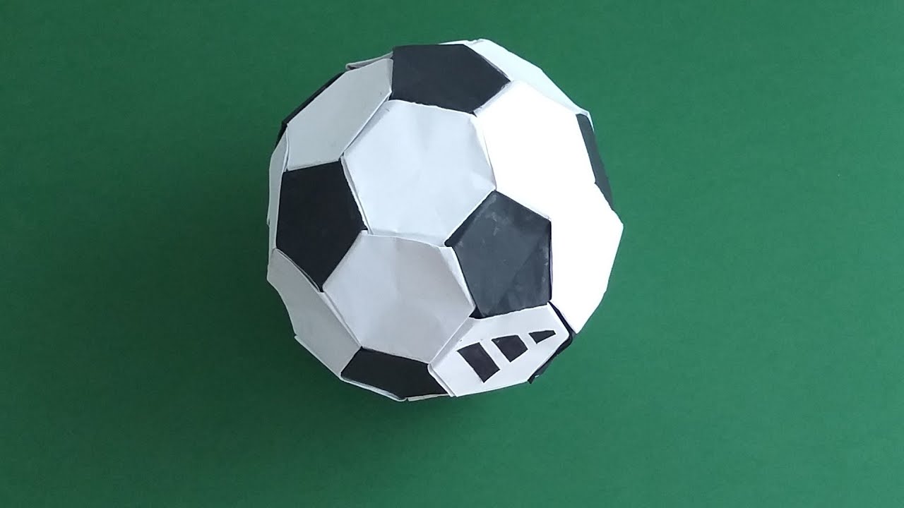 Comment faire un Ballon de Football en papier| Origami traditionnel ...