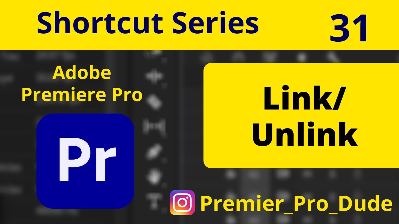 How to Link & Unlink Video Clips in Adobe Premiere Pro 2020 | Premier ...