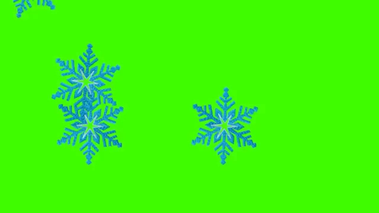 snow falling green screen free royalty footage - YouTube