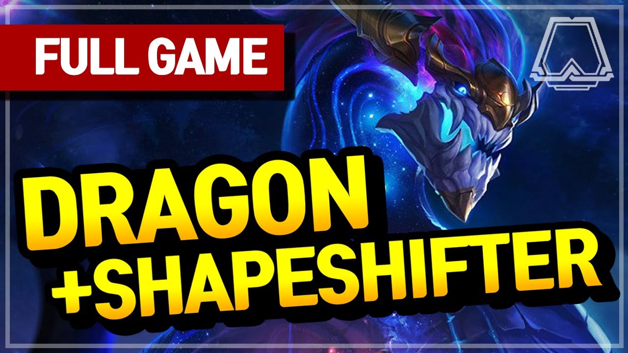 Dragon + Shapeshifter Comp ★★★ - Teamfight Tactics Full Game | TFT ...